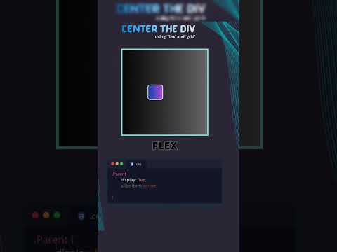 π― Center a Div Using Flex & Grid! π» | The Easiest CSS Trick! ππ₯ #shorts #short #video #fyp #ai #css3