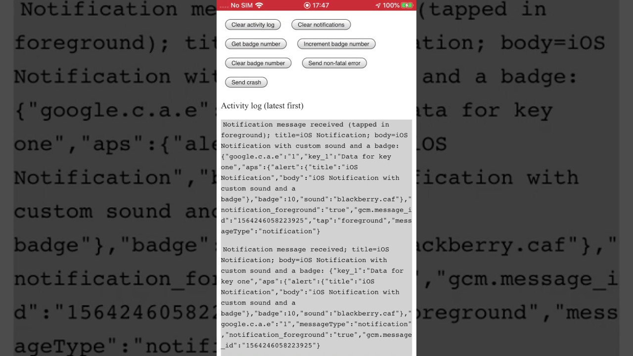 cordova-plugin-firebasex notifications on iOS