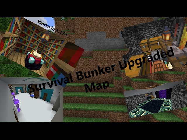 Survival Bunker Upgraded Minecraft Map