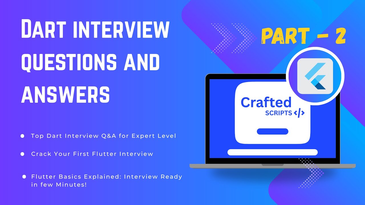 Advanced Dart Interview Questions and Answers | Part 2 | Dart Programming for Flutter Developers