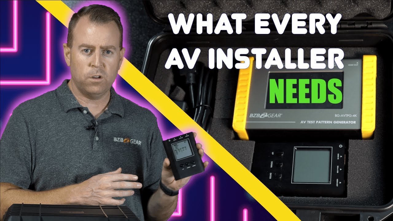 Why Every AV Installer Needs A Test Pattern Generator Kit