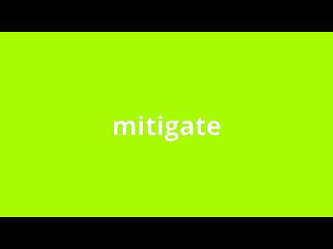 what is the meaning of mitigate