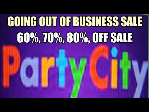 Party City Coupons 7/12/2020 PARTY CITY GOING OUT OF BUSINESS 60% 70% 80% OFF AMAZON TOOK OVER FBA