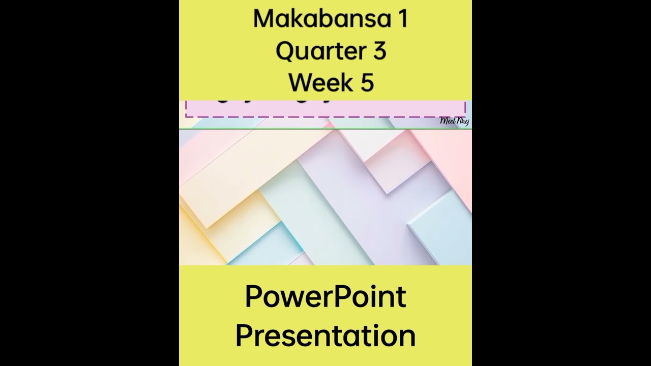 Makabansa 1 Matatag Curriculum PowerPoint Presentation Quarter 3 Week 5 Day 1-4 #grade1matatag #ppt