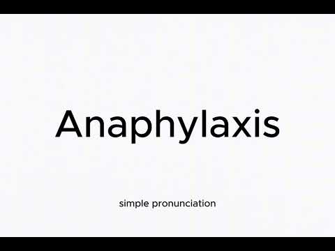 How to pronounce Anaphylaxis. Simple pronunciation.