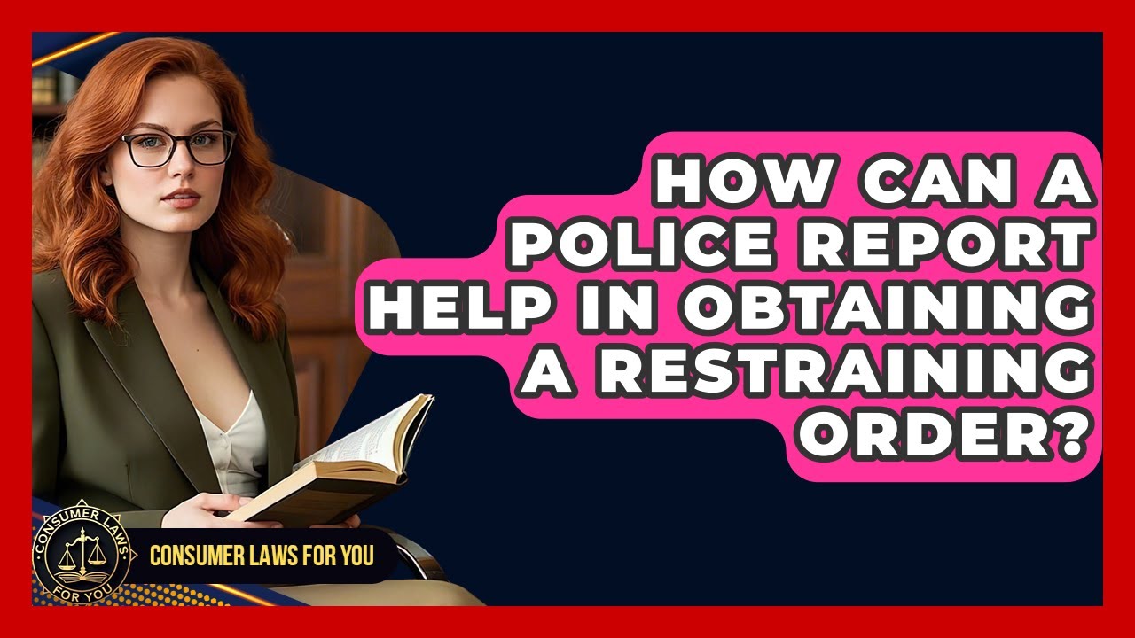 How Can A Police Report Help In Obtaining A Restraining Order? - Consumer Laws For You