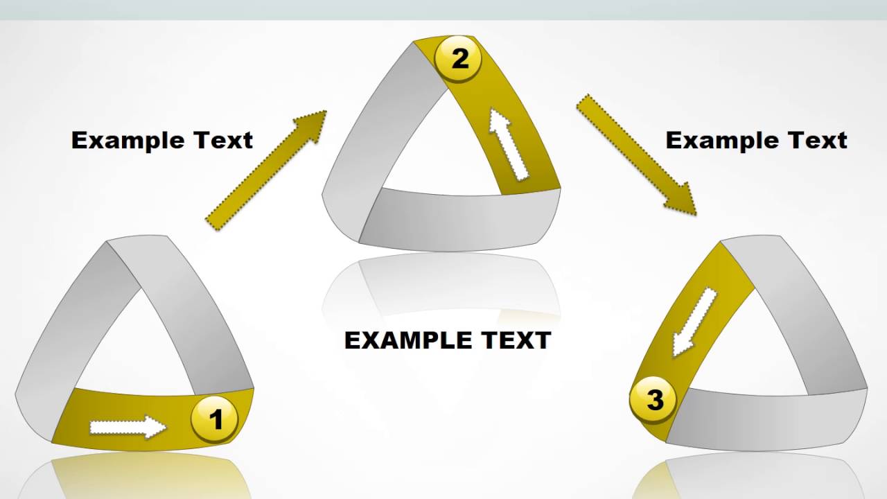 Create Stunning 3D Tape Triangles Charts in PowerPoint: Template Tutorial