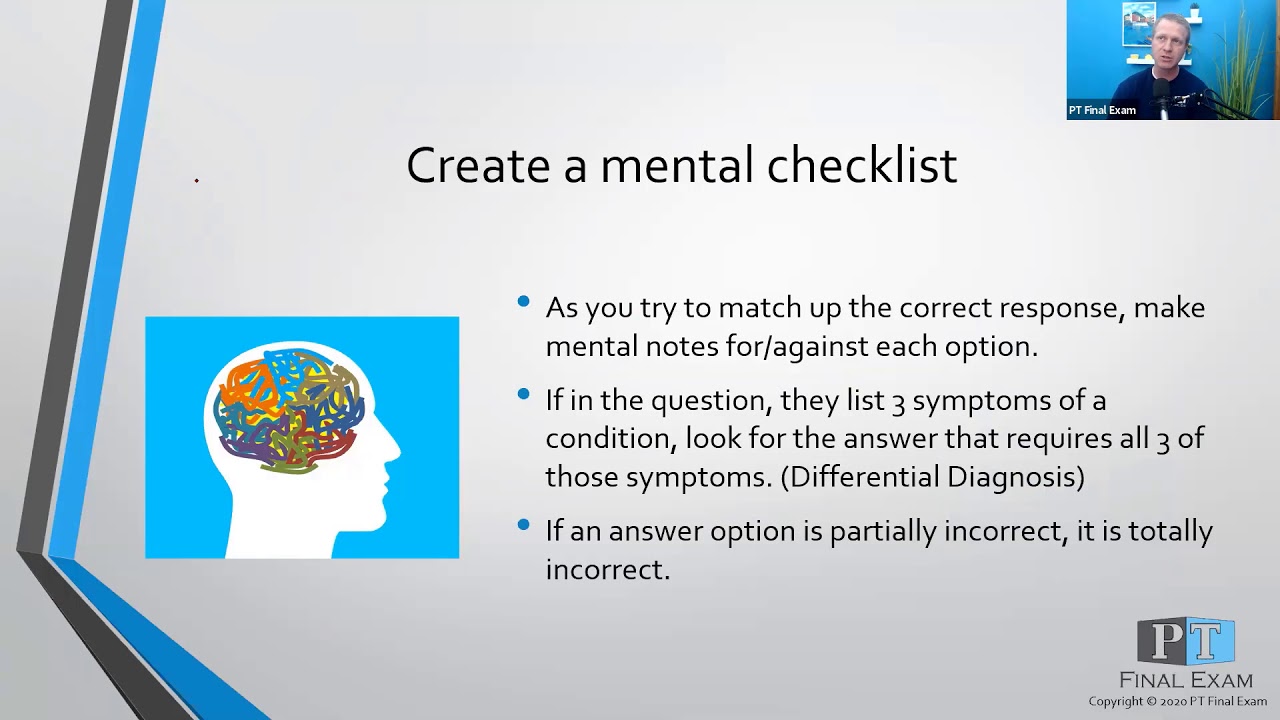 Multiple Choice Question Strategies for the NPTE