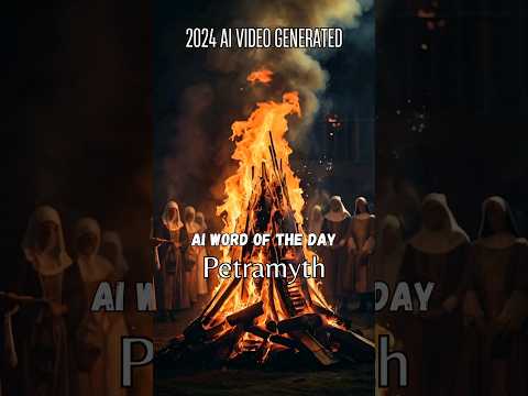 AI VIDEO GENERATED Word of the day #aiart #wordoftheday #definition #inspiration