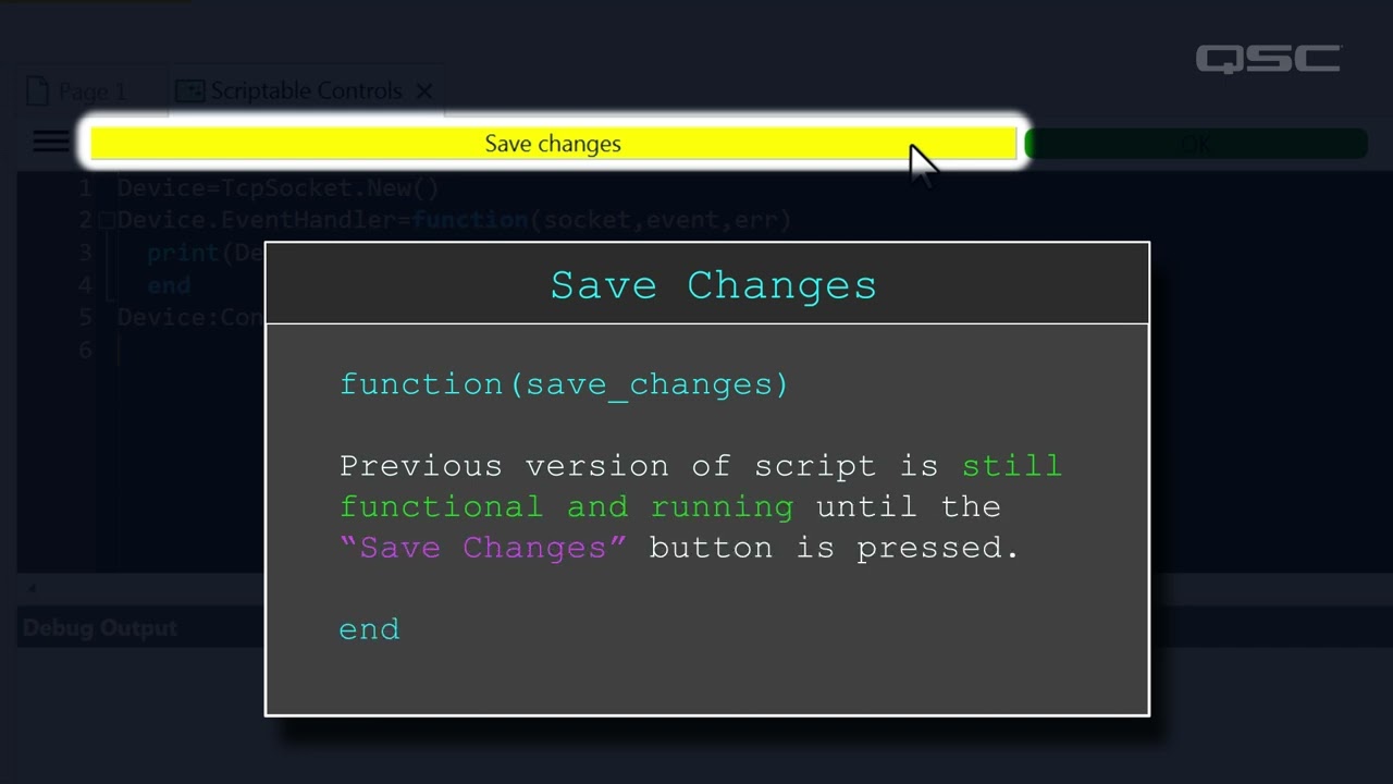 Q-SYS Training  |  Control 101 - Lua Editor (EN)