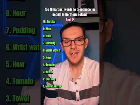 10 words Irish people struggle to say: part 2 #northernireland #ireland #irish #pronunciation #words