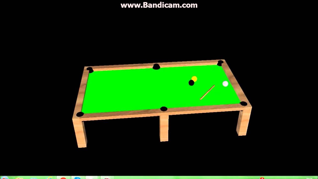 Vpython - biliard (pool game)