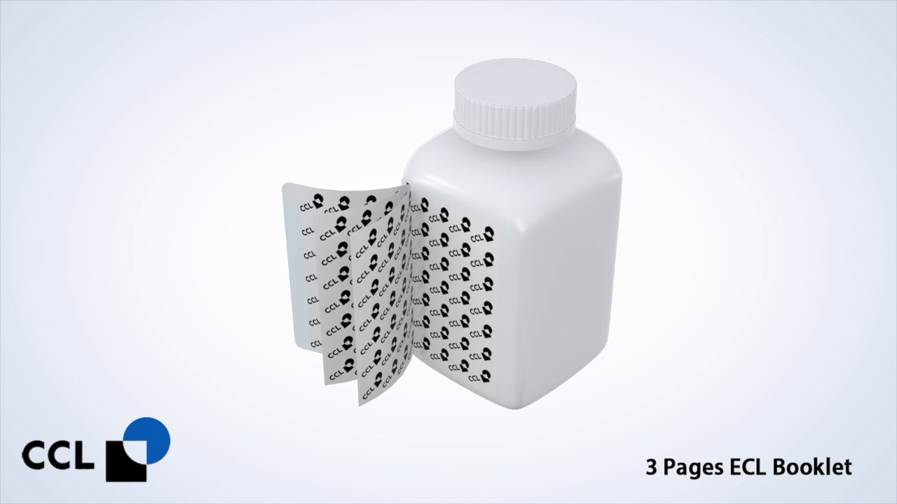 Over the counter Extended Content Label- ECL Booklet Label