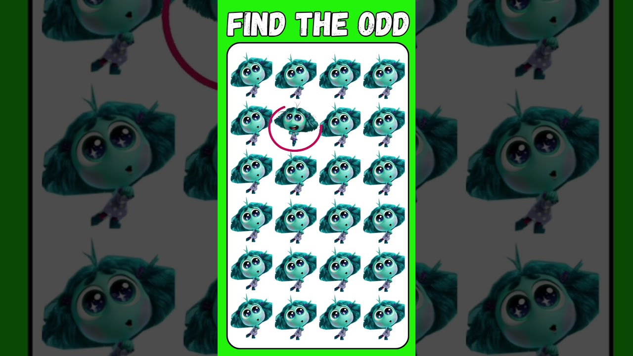 FIND THE ODD ONE CAN YOU ? PART 170 #emojichallenge #insideout #insideout2