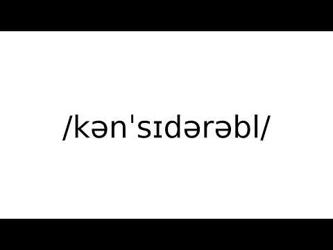 #considerable #adjective #meaning #meanings #definition #definitions #phonetics #pronunciation #engl