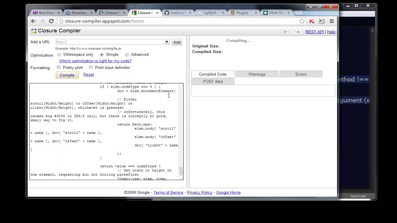 Revisiting JavaScript Minification
