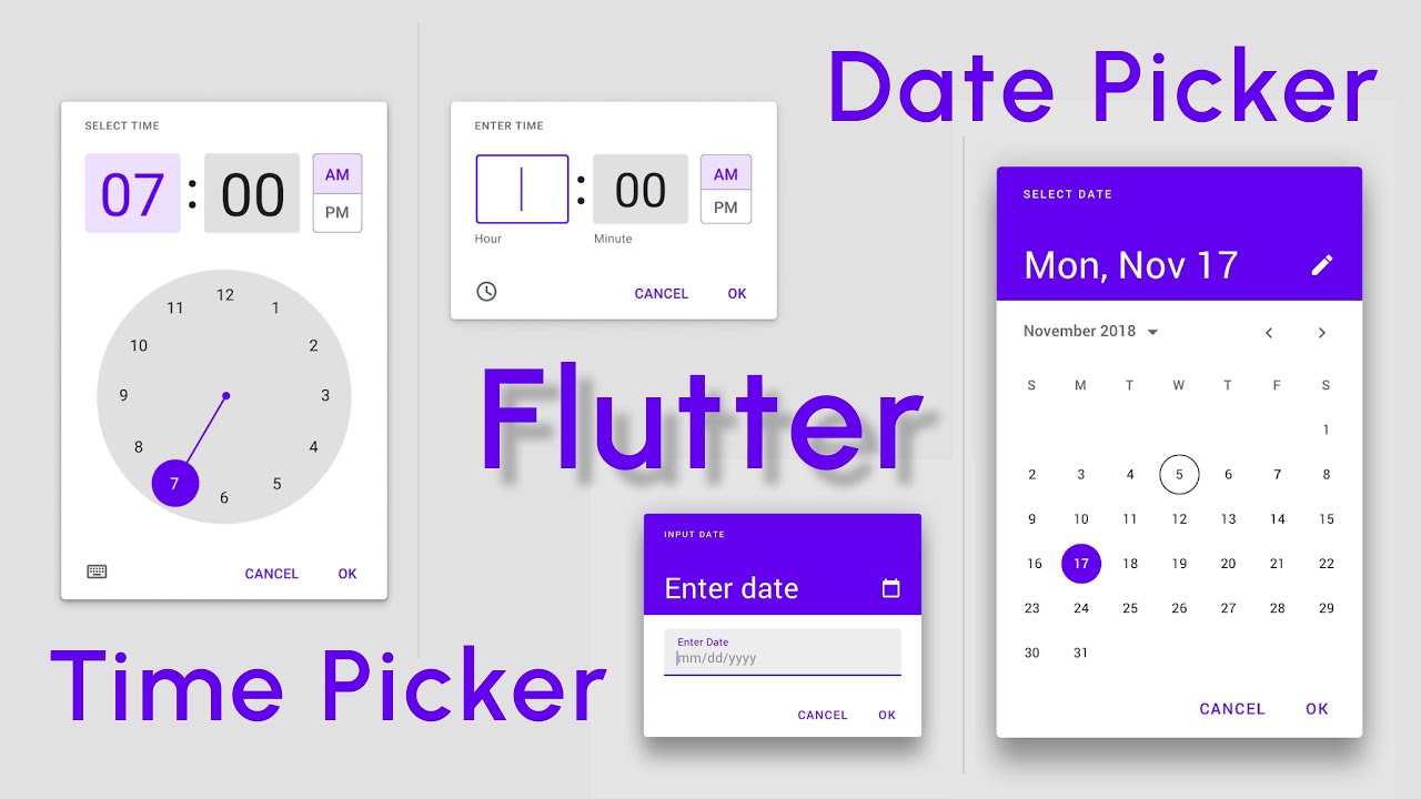 Date and Time Picker in Flutter | Tutorial...