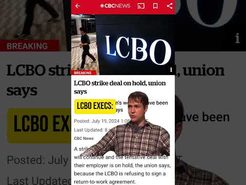 The LCBO strike deal is on hold. LCBO refusing to sign return to work agreement. #LCBO #LCBOStrike