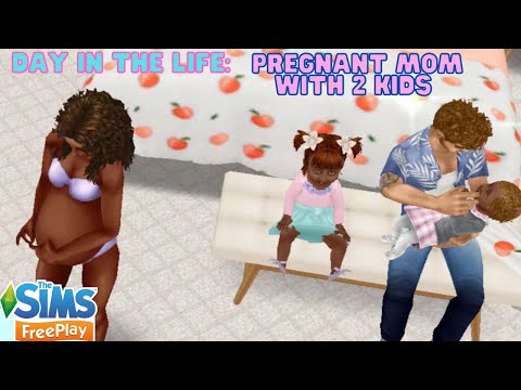 Day in the life of a Pregnant Mom with 2 kids π€°πΎπ©πΎβπΌπ§πΎ | The Sims Freeplay