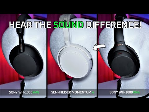 Sennheiser Momentum 4 vs Sony WH-1000XM4 vs WH-1000XM5 Sound Comparison 🔥