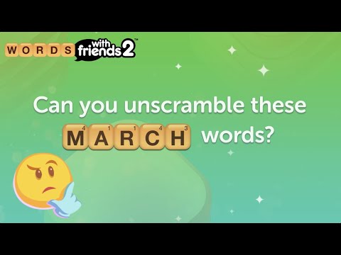 Can You Unscramble these March Words?