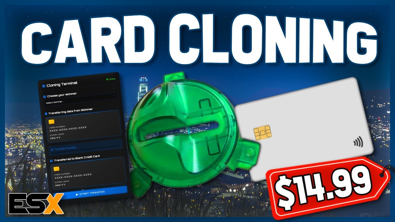 Credit Card Cloning (ATM Skimmers) [ESX] - FiveM Releases - Cfx.re ...