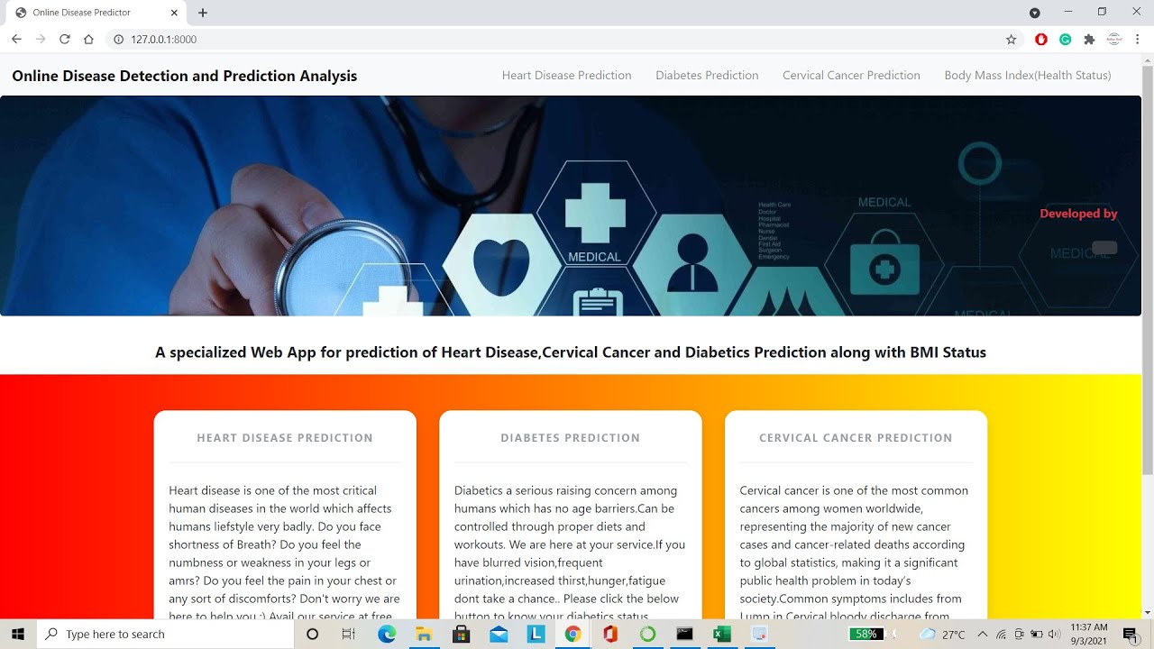 Machine Learning Based Heart Disease Prediction System - IEEE Python Projects 2021-2022
