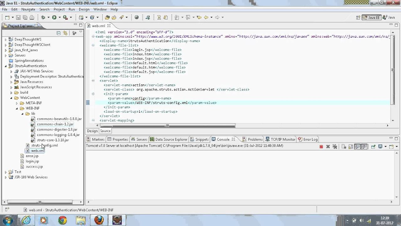Simple Struts Tutorial