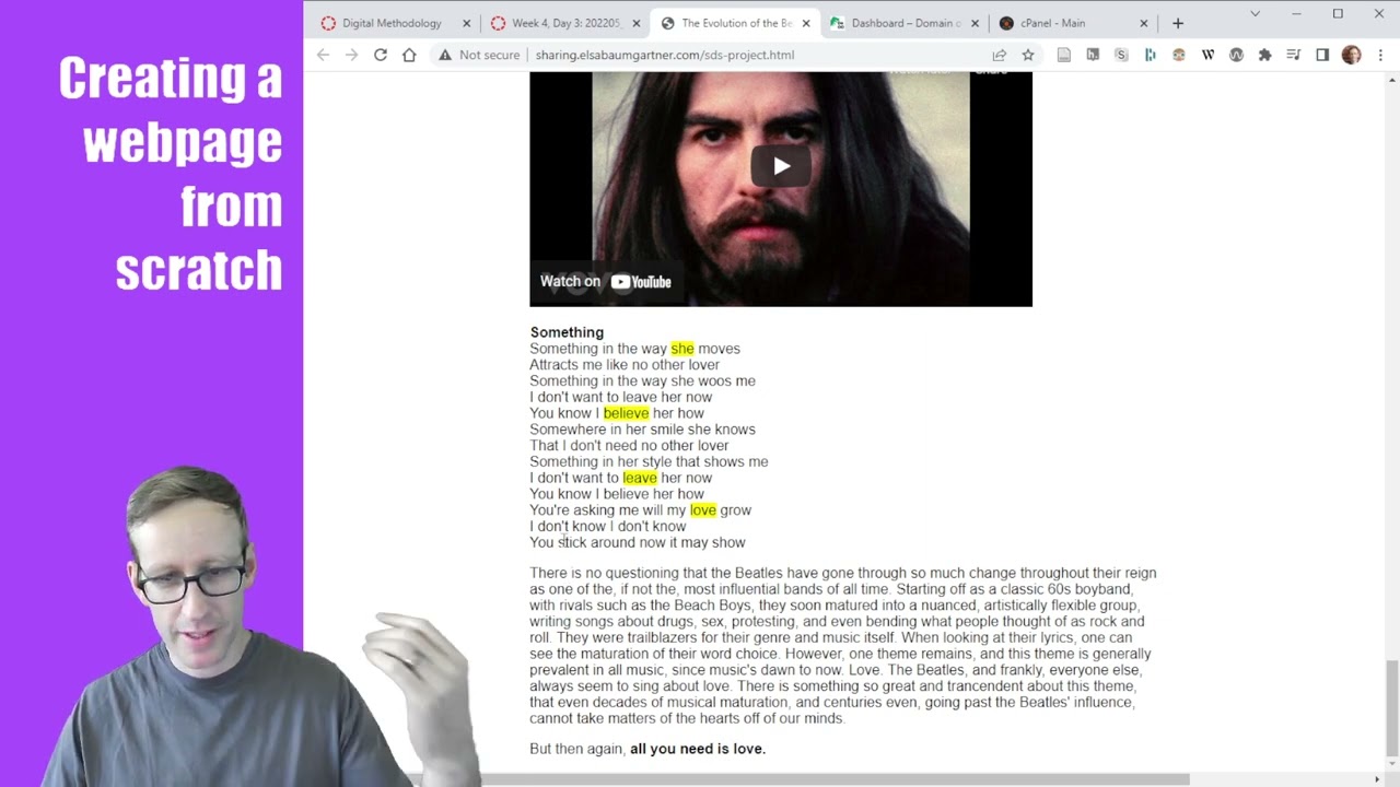DGST 101: Week 4, Day 3. HTML, mostly.