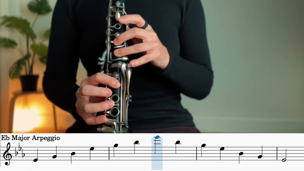 Eb Major Arpeggio for Clarinet