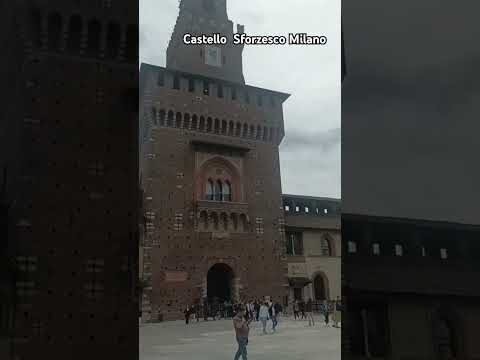 Castello Sforzesco Milano #tourism #milan #castello #shorts