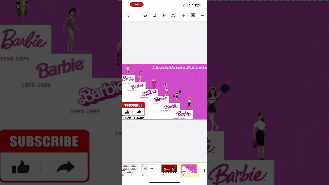 Barbie Logo History #logo #logohistory #barbiemovie