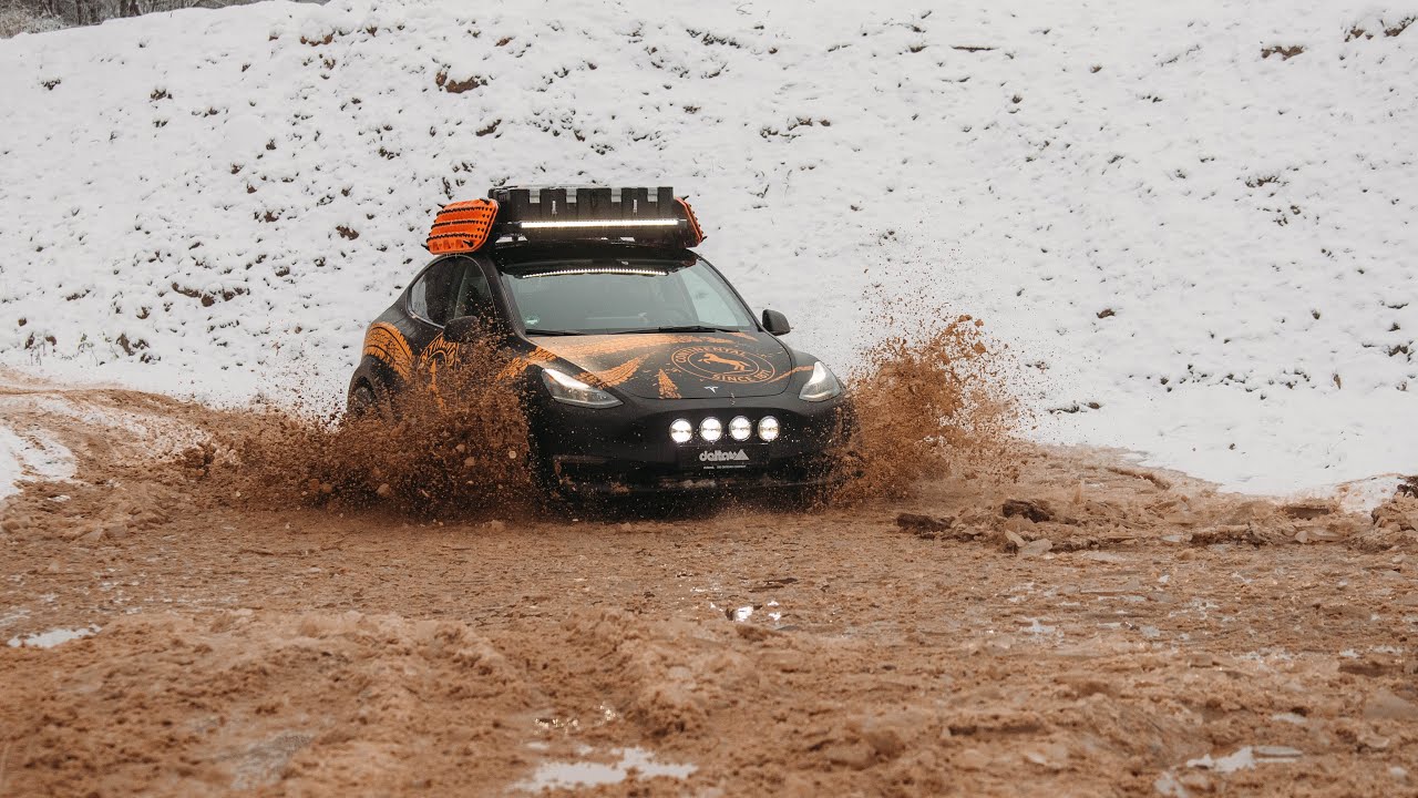 Delta4x4 Tesla Model Y Off-Road Build Proves Its Mettle in the Snow ...