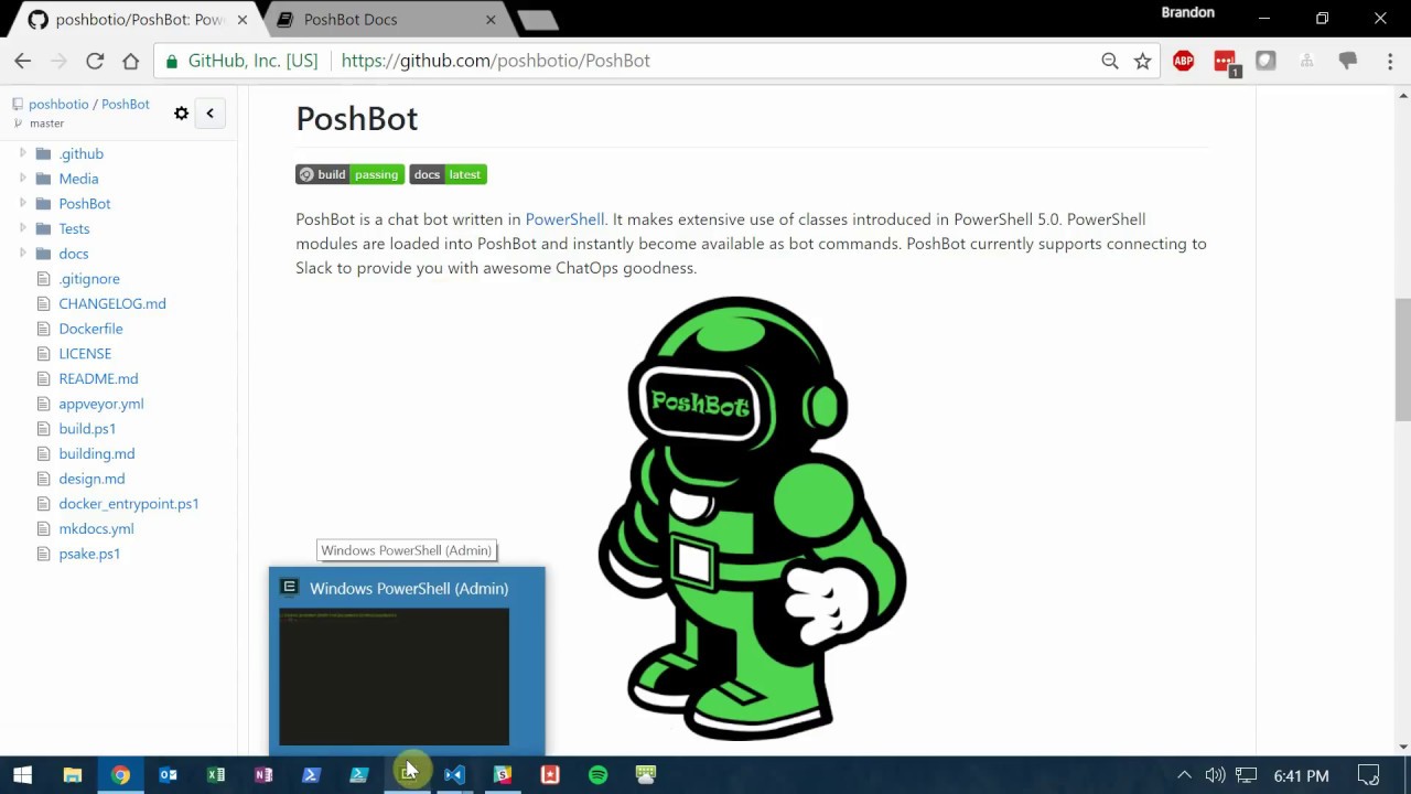 PoshBot Demo - PDX PowerShell User Group 2017-05-31