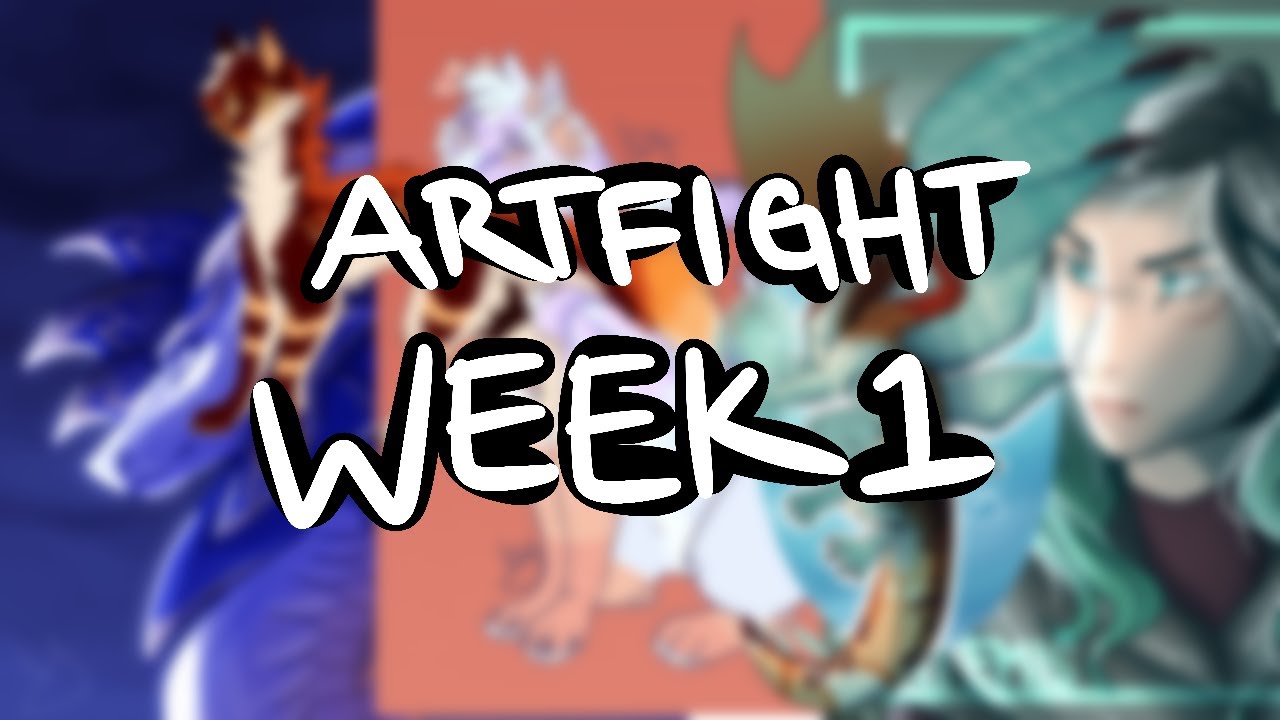 art fight week 1 attacks // speedpaint