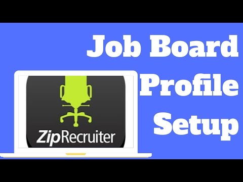 How to Setup Your ZipRecruiter Profile – Job Search – MentorShelly