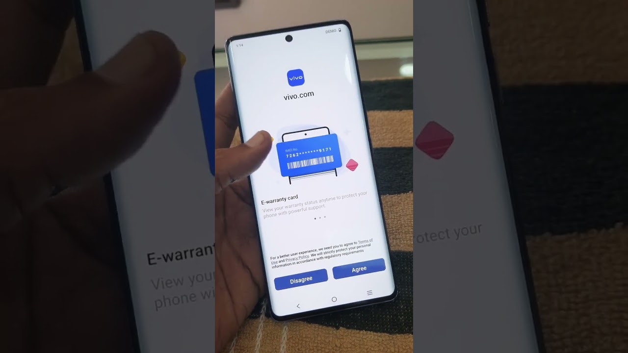 E Warranty Card Activation Process #E Warranty #vivo