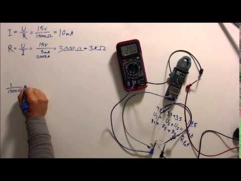 Electrical circuit basics for Parallel and Serial connections
