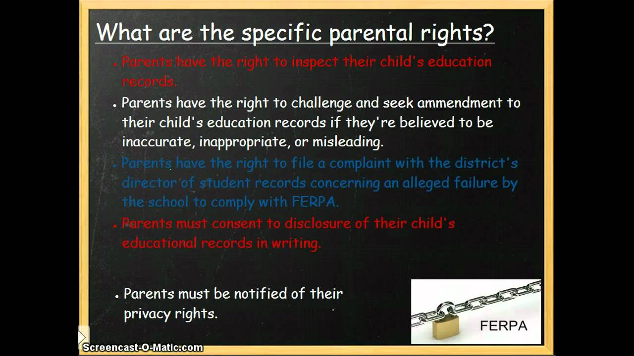 FERPA for Elementary Teachers