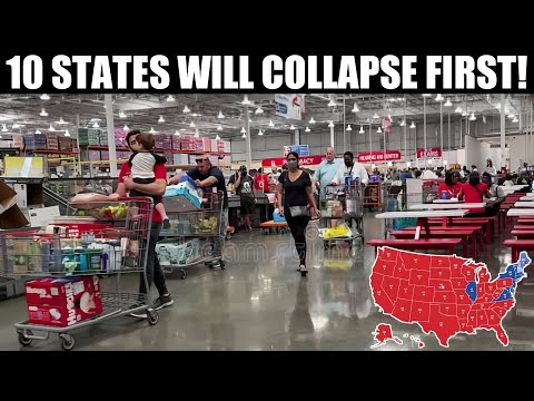 10 U.S. States That Will COLLAPSE FIRST in the Coming Economic Crash!