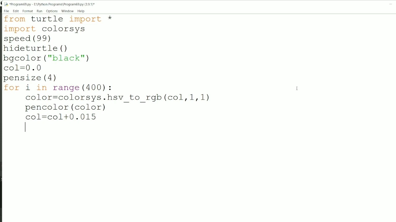 Draw hexagon using Python | Hexagon | Hexagon shape | Pattern design | Python tutorial || 65 ||