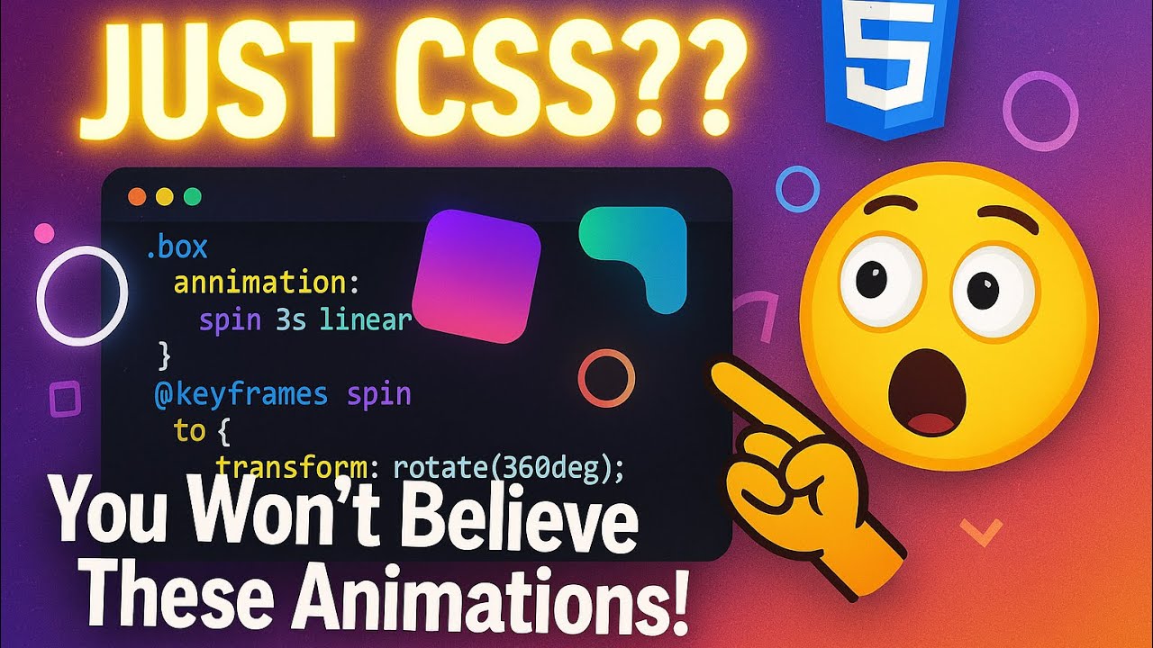 Advanced CSS Animations Tutorial – No JavaScript Needed!