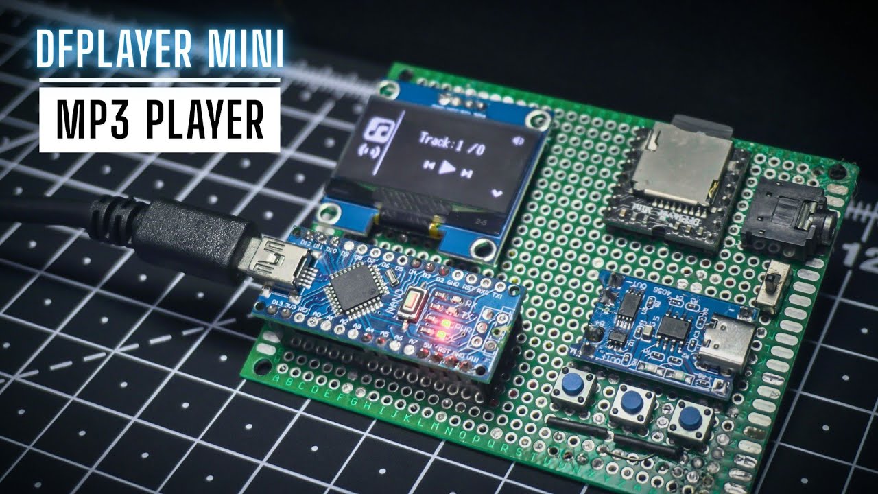 Arduino MP3 Player With OLED Display & DFPlayer Mini