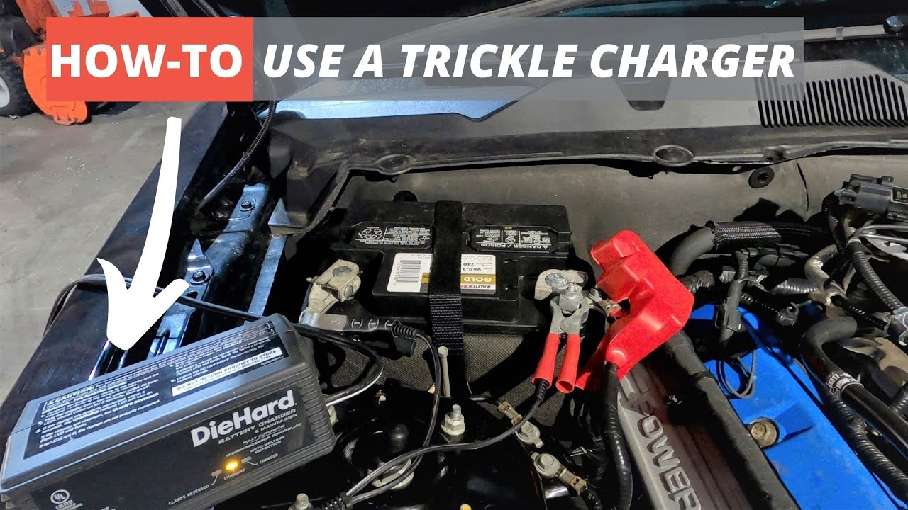 How to Trickle Charge Your Car Battery | Storing a Car