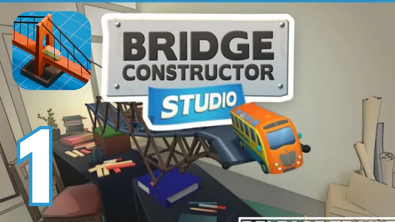 Bridge Constructor Studio - gameplay partie 1 (IOS)