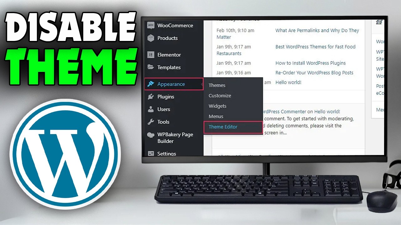 How To Disable Wordpress Theme or Plugin (2026)