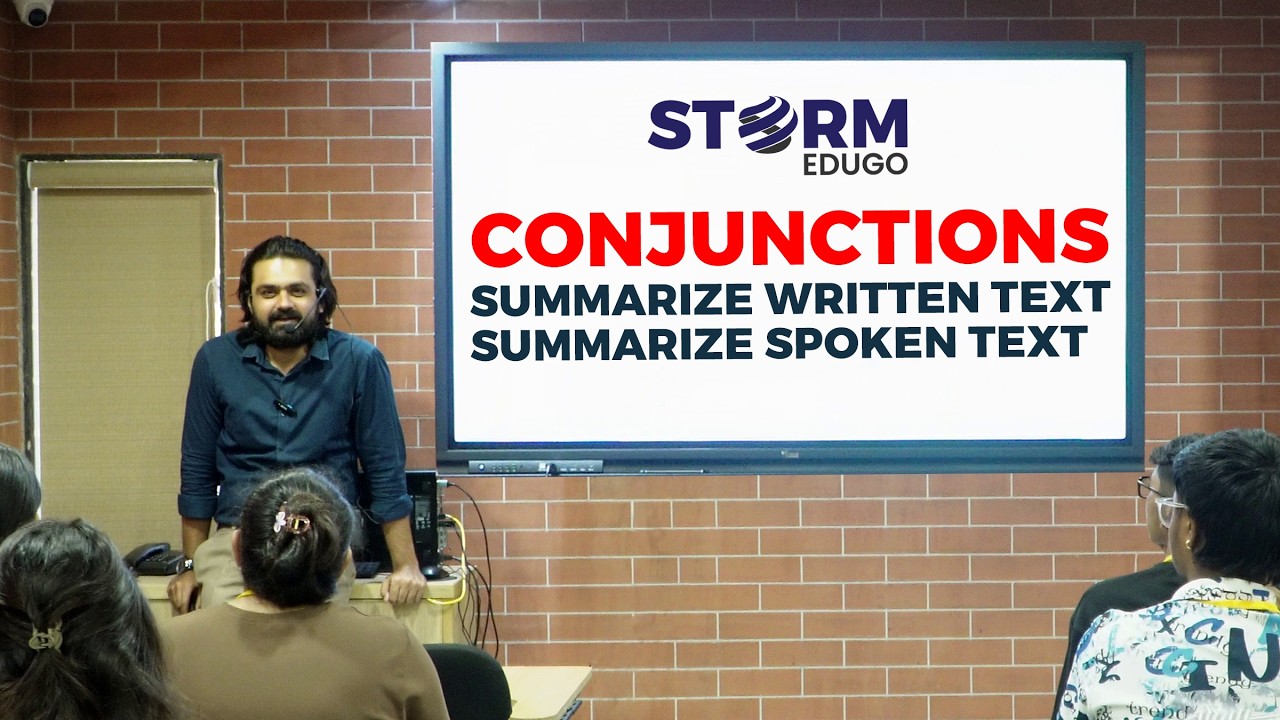 PTE Conjunctions Masterclass | Summarize Written & Spoken Text (90 Score Strategy)