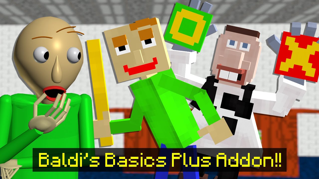 Baldi's Basics Plus Minecraft ADDON??