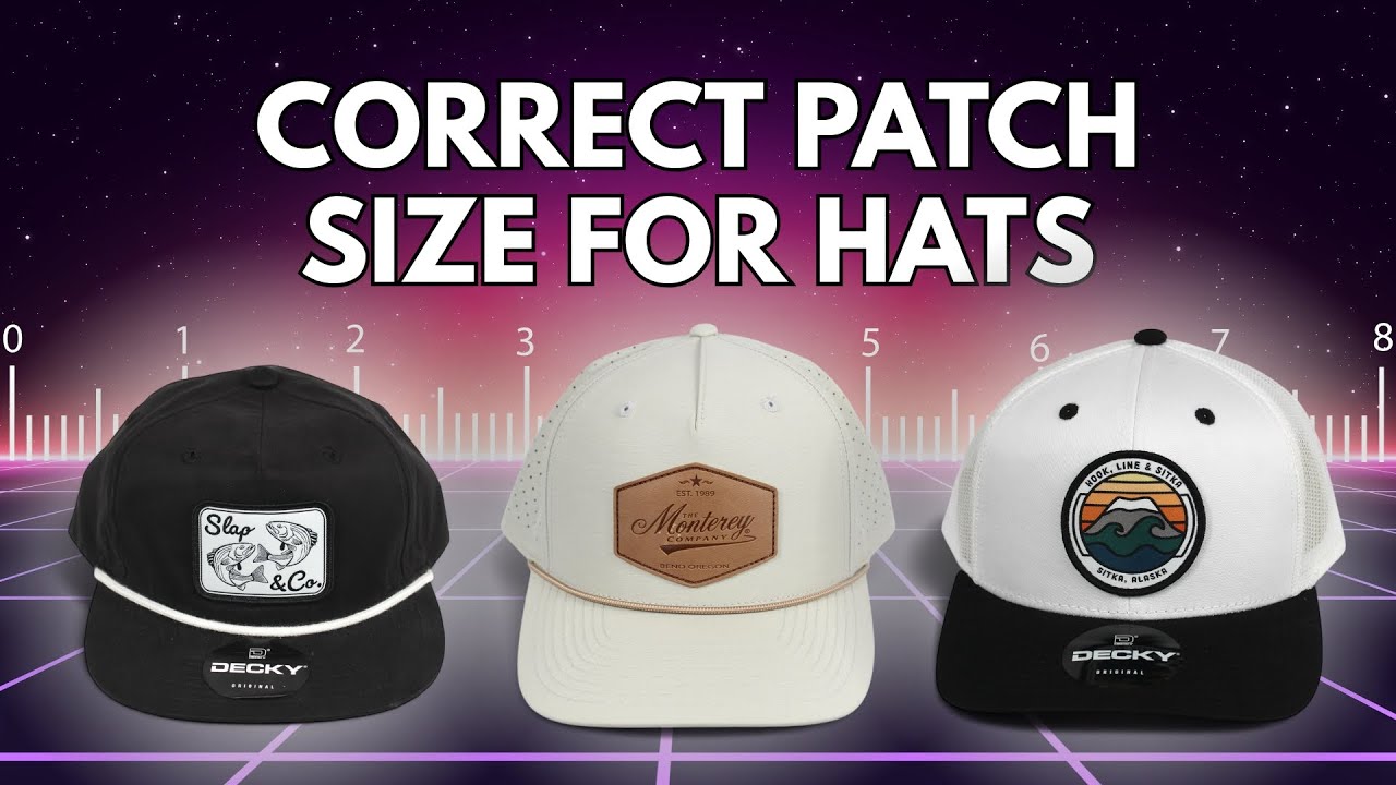 Correct Patch Size for Hats | Best Size for Custom Hat Patches (2.5” x 4” Guide)