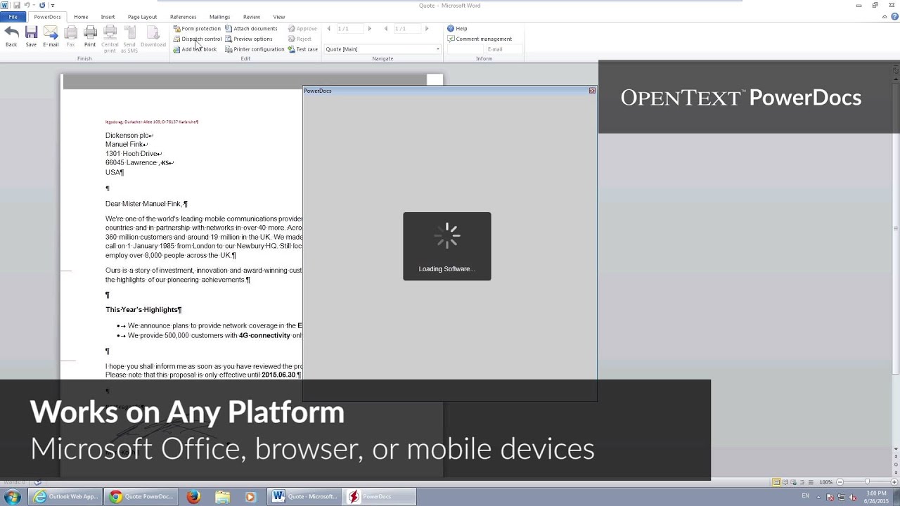 OpenText™ PowerDocs | Episode 1 : Quotes in Salesforce